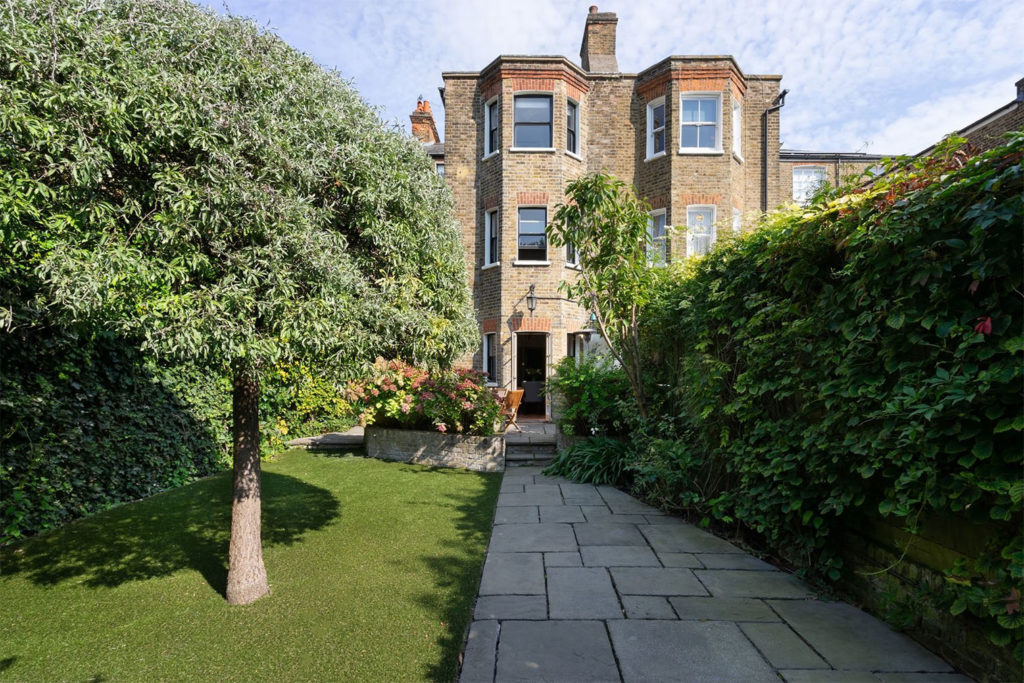 London homes for sale with exceptional gardens