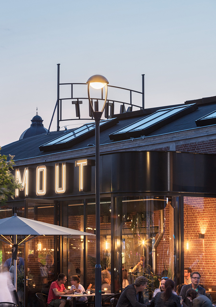Former Garage Is Reborn As Mout Foodhall In Holland s Hilversum Former Garage Is Reborn As Mout Foodhall In Holland s Hilversum