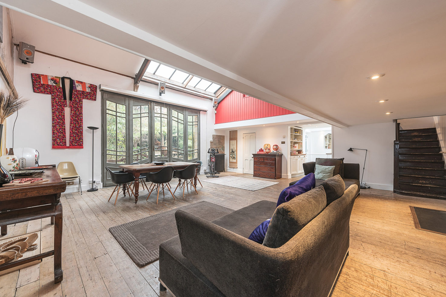 Vaulted former art studio in London asks £775 a week