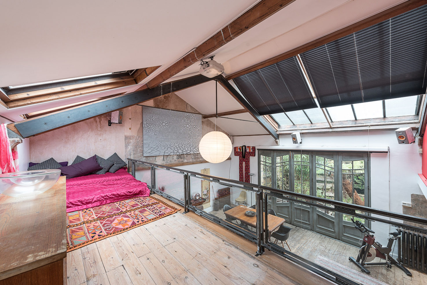 Vaulted former art studio in London asks £775 a week