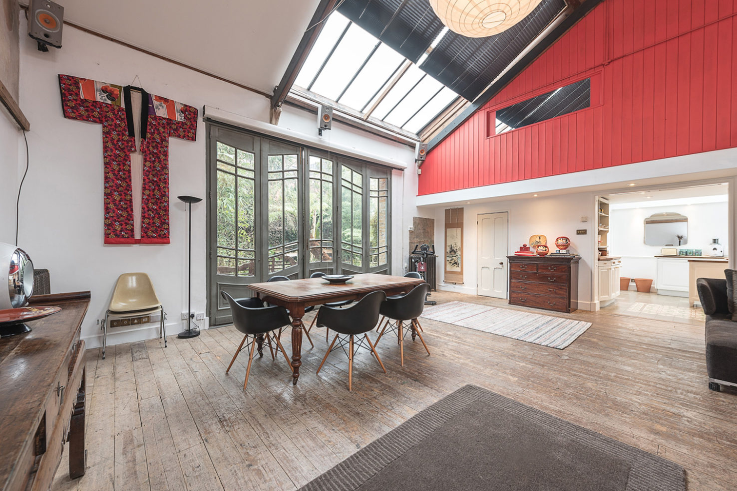 Vaulted former art studio in London asks £775 a week