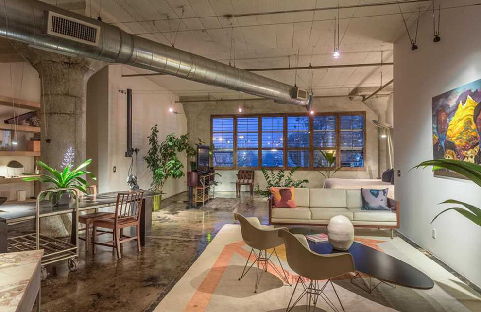 A designer’s live/work loft in LA lists for $1.1m