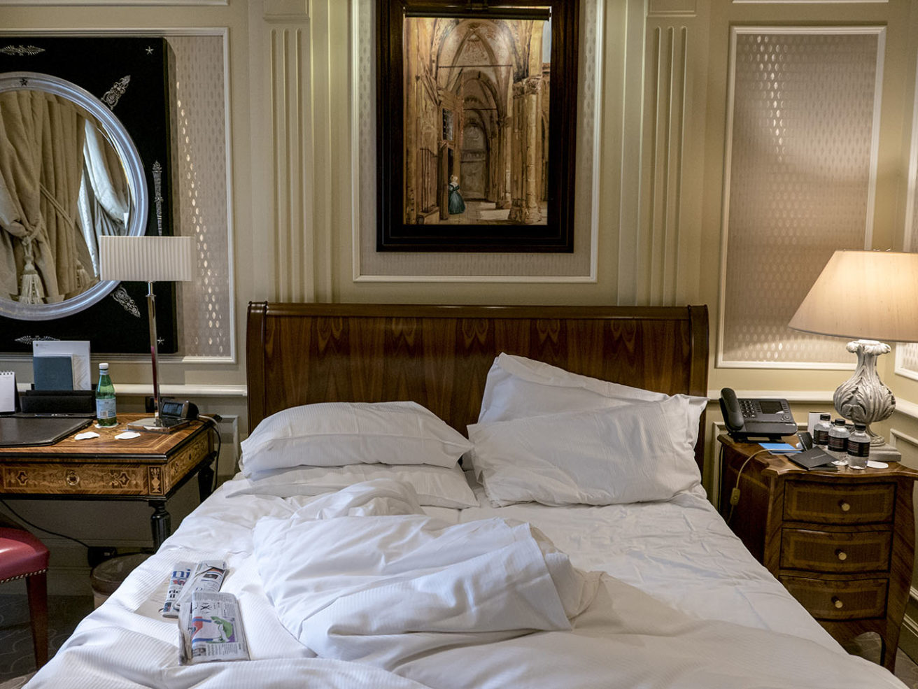 What empty hotel rooms reveal about their former occupants