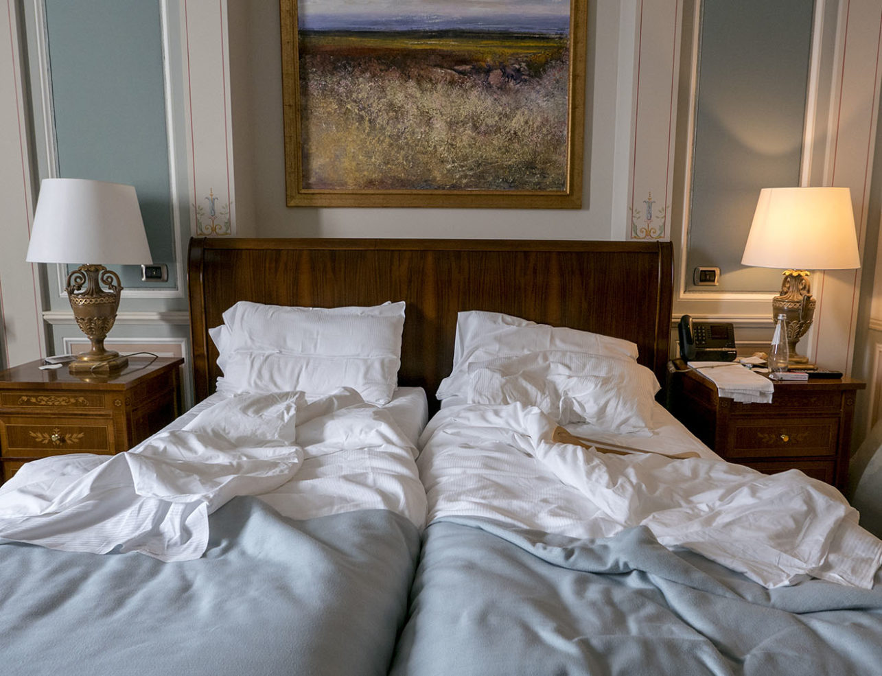 What empty hotel rooms reveal about their former occupants