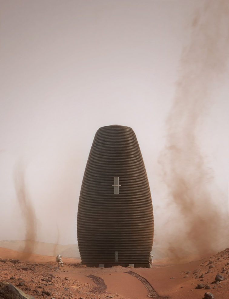 NASA backs designs for 3D-printed homes on Mars