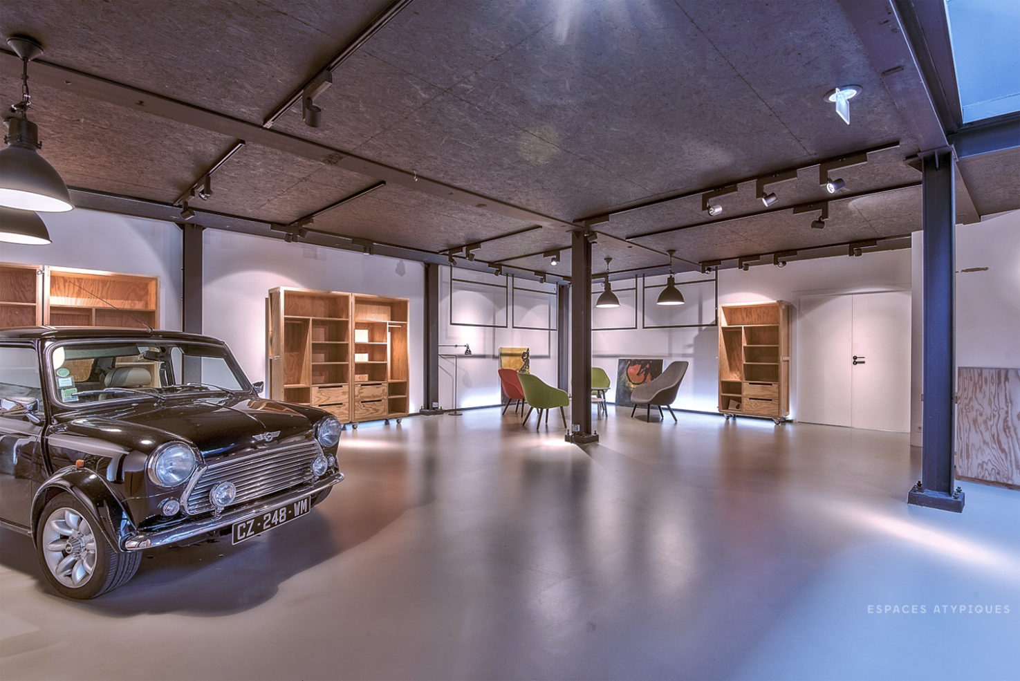 Live/work loft in a converted metalworks near Paris lists for €2.2m