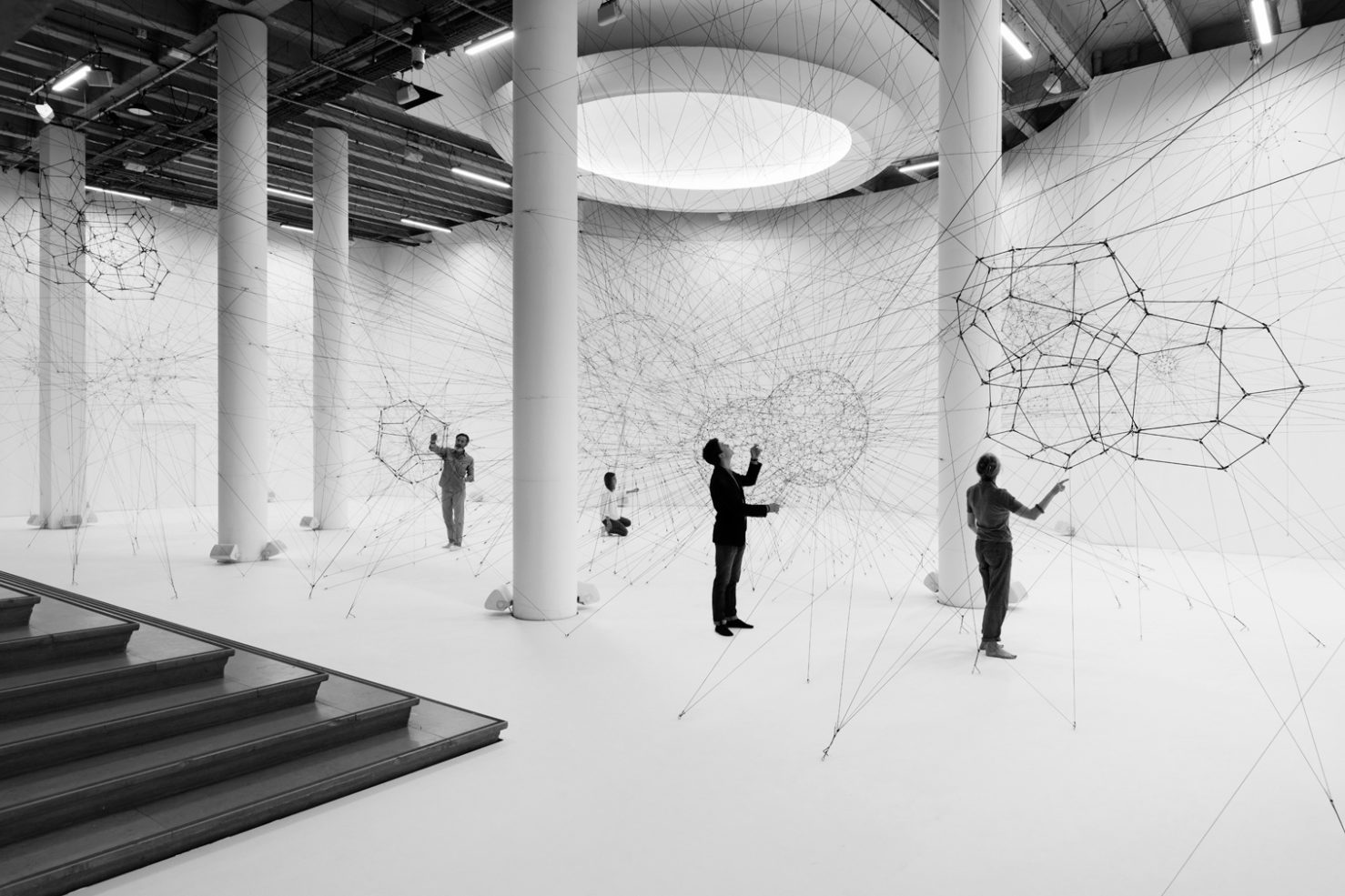 Tomás Saraceno spins a ‘cosmic’ spiderweb inside Paris’ Palais de Tokyo ...