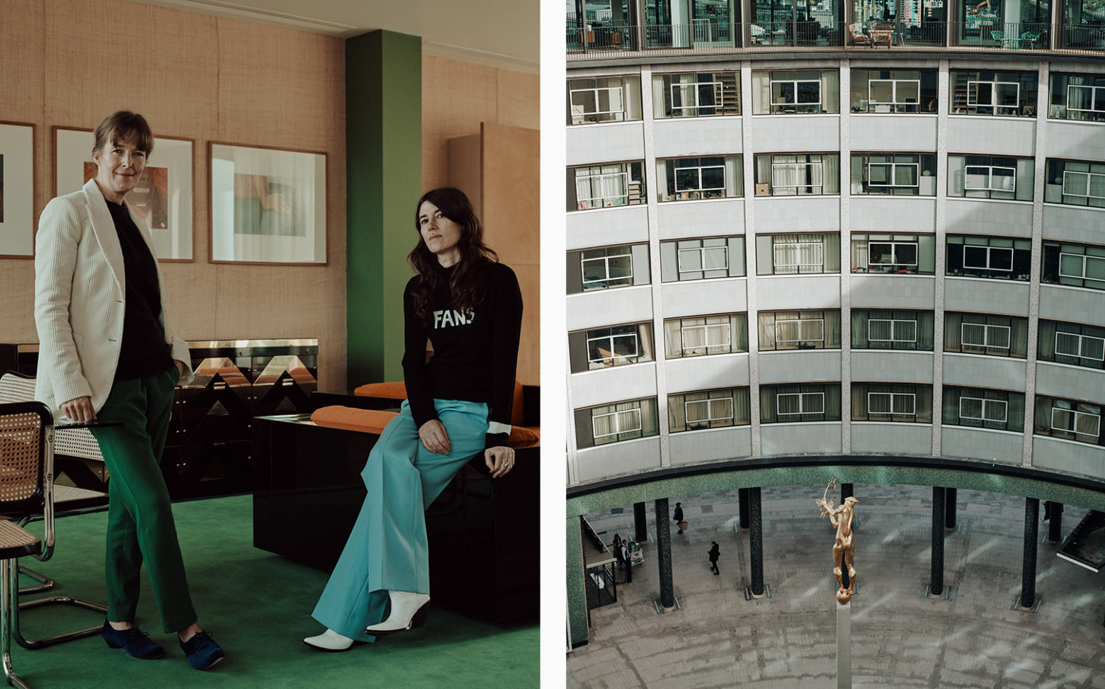 Bella Freud-designed BBC Television Centre apartment hits the market ...