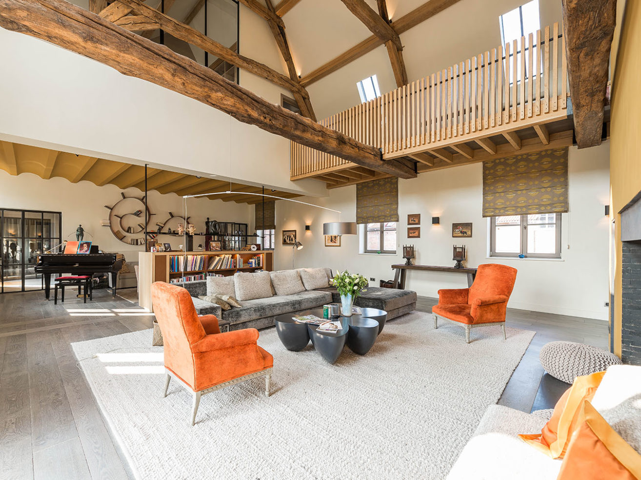 Revamped Belgian farmhouse has a colourful twist - The Spaces