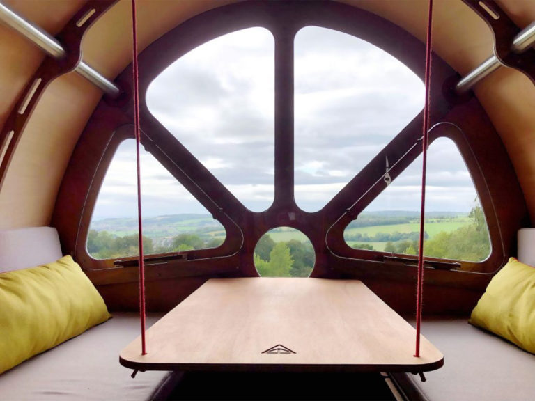 Fuselage is a flat-pack cabin that adapts to the landscape - The Spaces