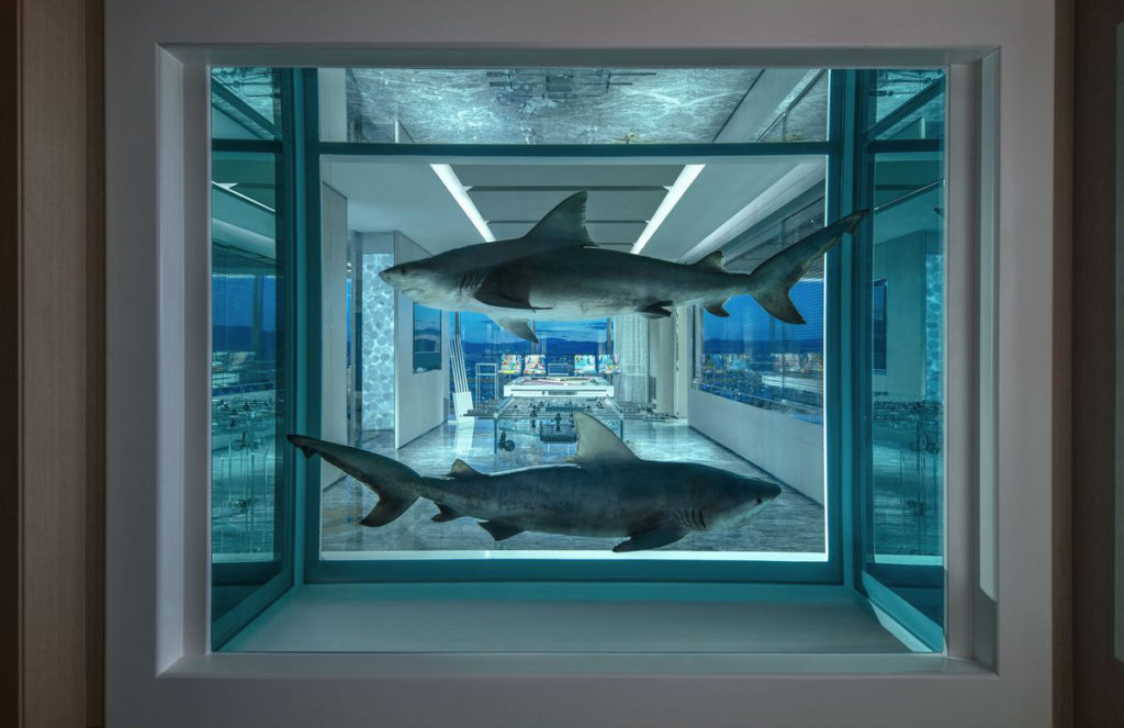 Damien Hirst's Vegas hotel room is an inhabitable art experience – for ...