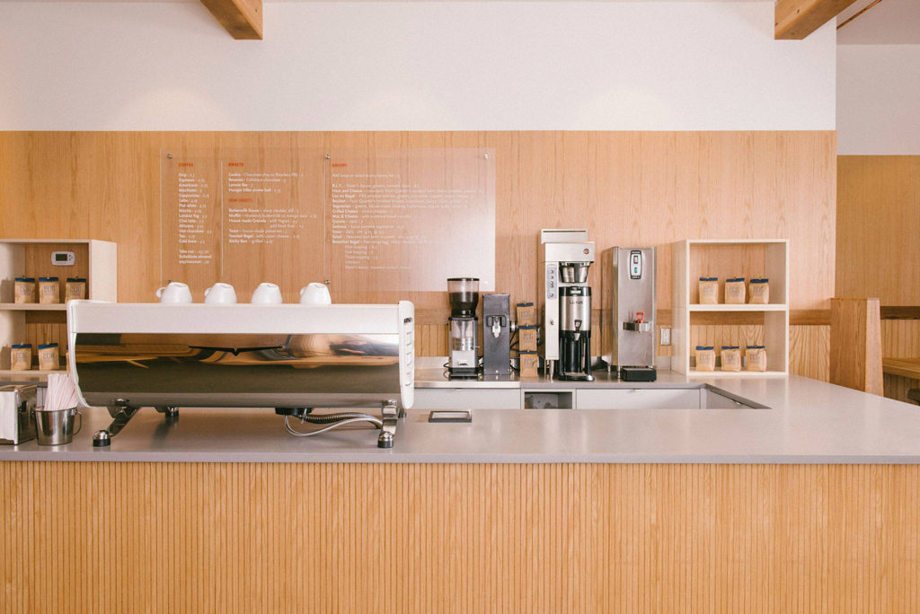Ultra-muted cafe takes over former auto shop in British Columbia - The ...