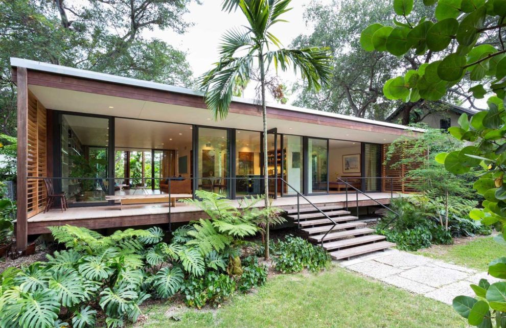 Tropical Modernist home by the Miami River lists for $1.9m
