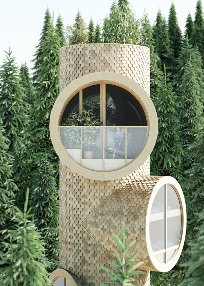 These tubular treehouses can branch out as owners need more space - The ...