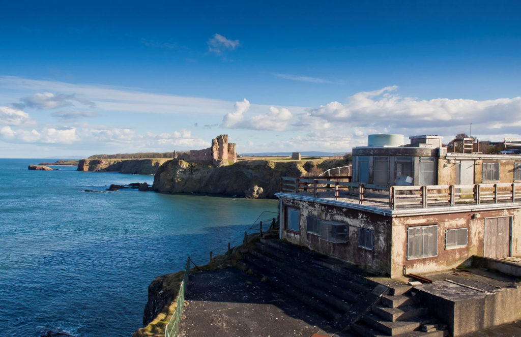 Clifftop WWII naval base hits the market in Scotland