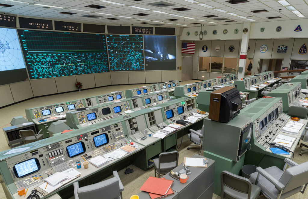 This replica Apollo Mission Control room is an interiors time capsule ...