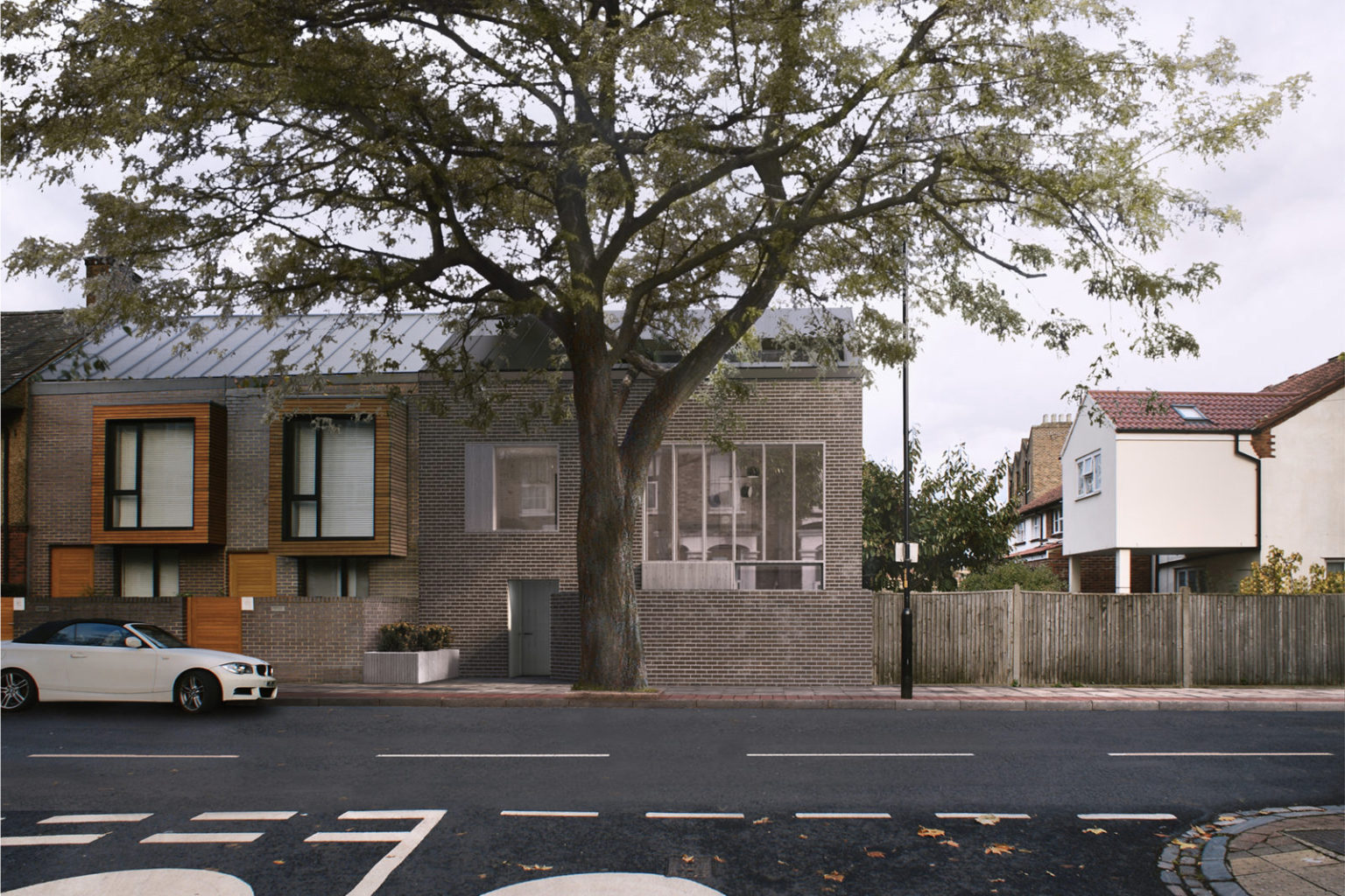 This £550,000 London plot comes with plans for a Carl Turner-designed ...