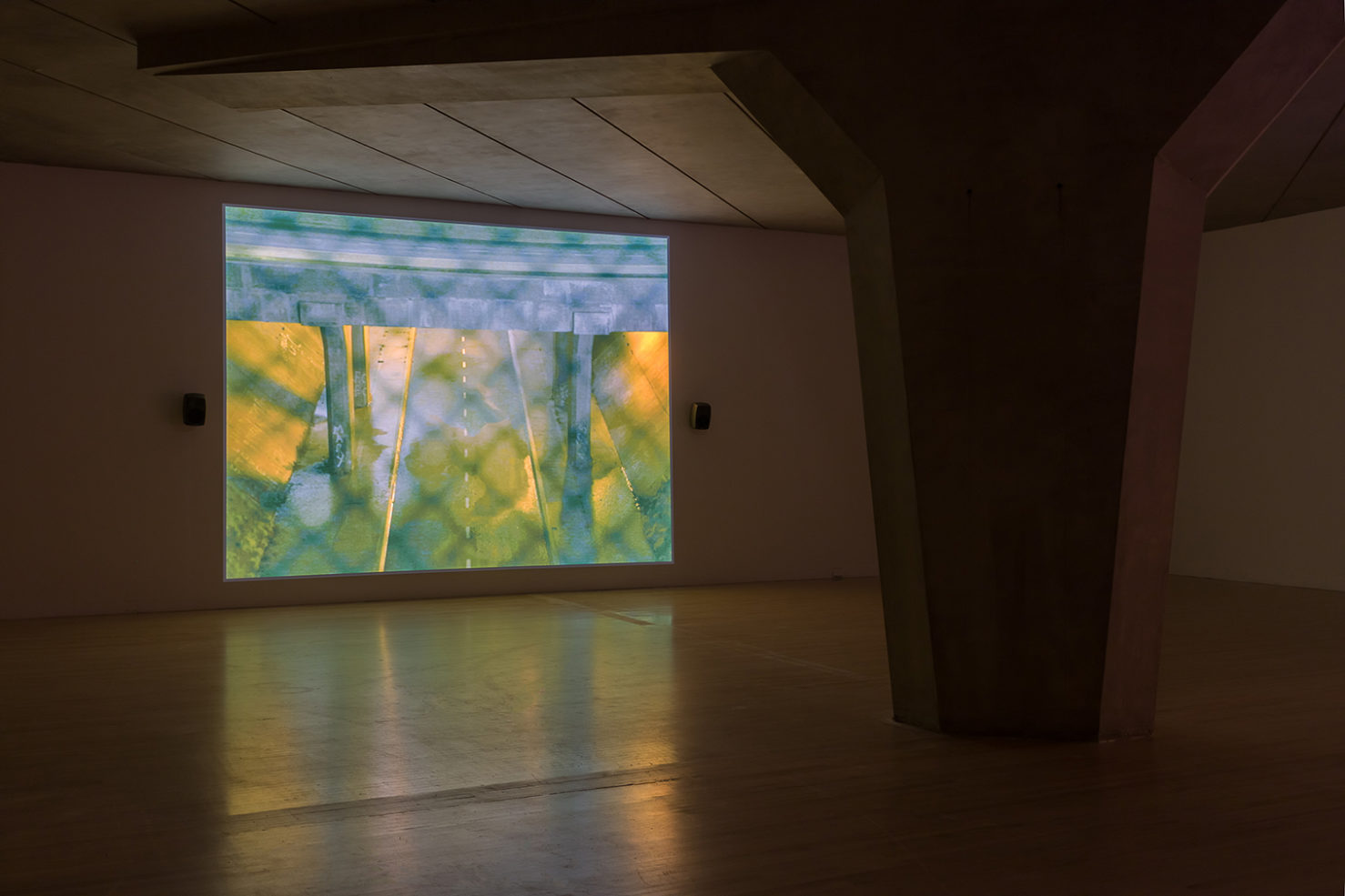 Artist Mark Leckey installs a section of the M53 flyover inside the ...