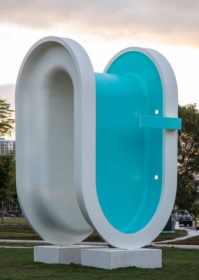 Elmgreen and Dragset unveil a folded swimming pool in Miami - The Spaces