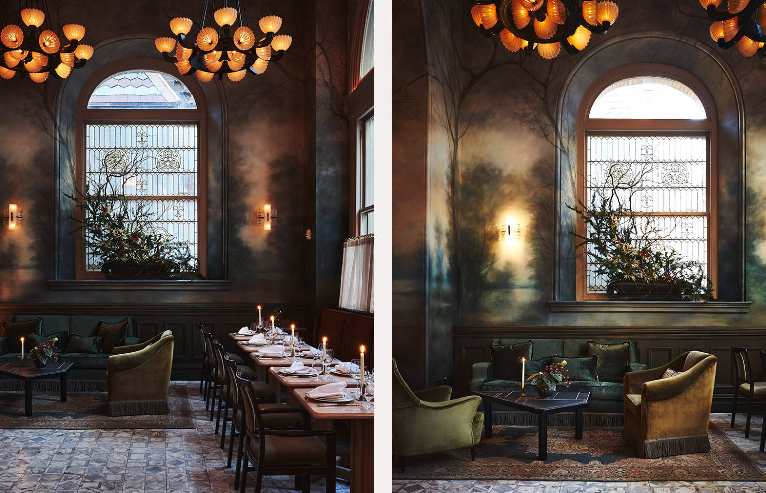 New York restaurant Veronika is a grand mish-mash of eras and styles