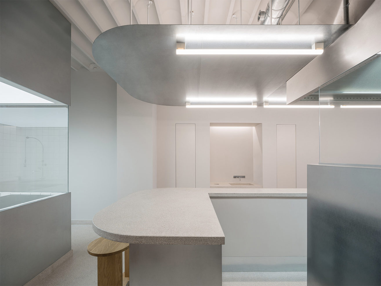 This minimalist concept store is actually a burger joint - The Spaces