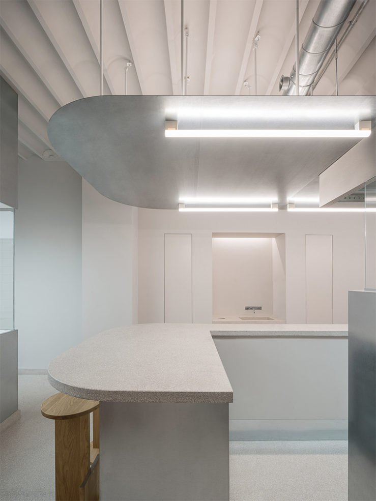 This minimalist concept store is actually a burger joint - The Spaces