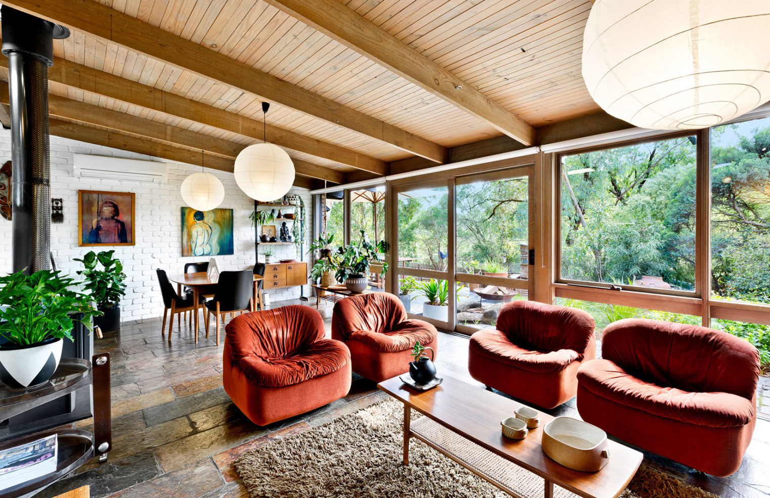 An interior designer’s updated 1970s Fasham Johnson home is for sale ...