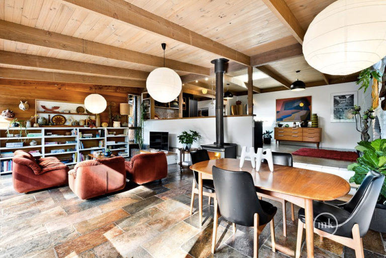 An interior designer’s updated 1970s Fasham Johnson home is for sale ...