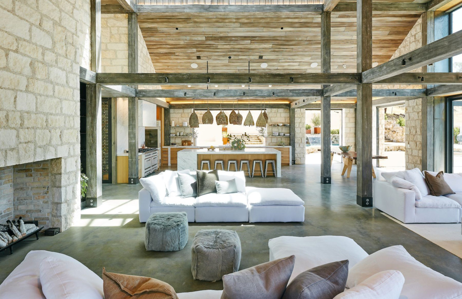 A sleek take on rustic living has hit the market in California’s Santa Rosa