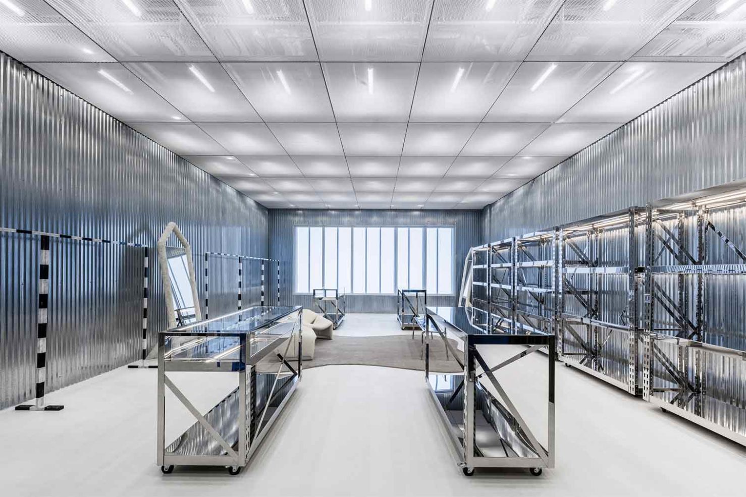 Off-White’s Miami flagship is an industrial wonderland - The Spaces