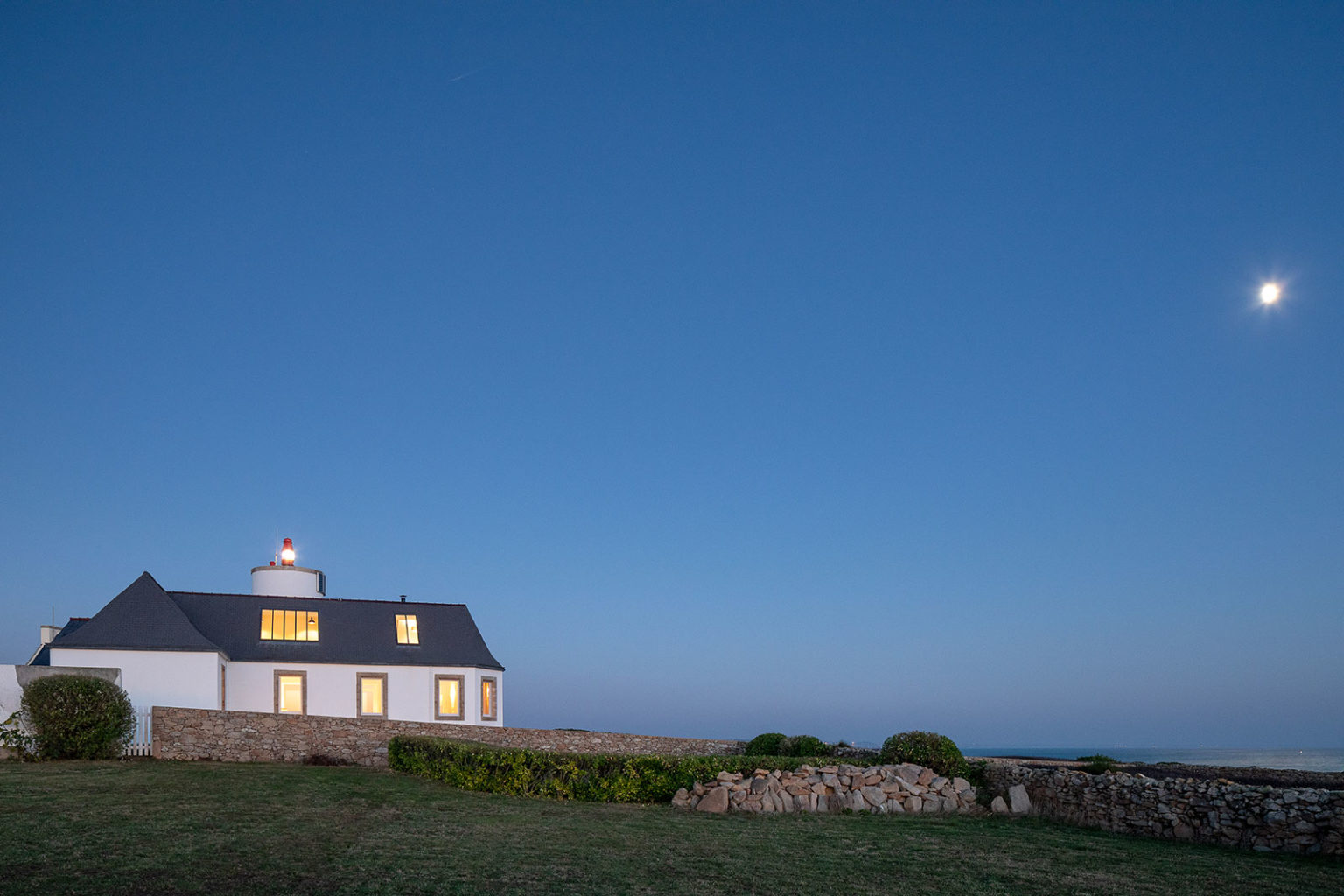 A converted semaphore station perches on the rocky Breton coast - The ...