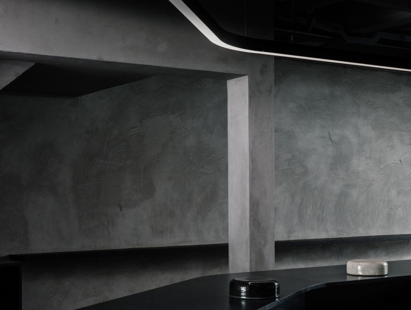 Rappu is a brutalist sushi joint in Singapore - The Spaces