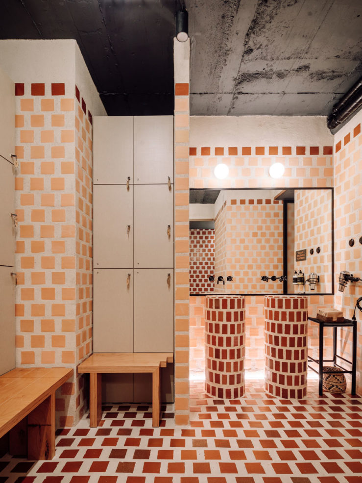 Sandstone and terracotta add earthiness to this Lisbon wellness club ...