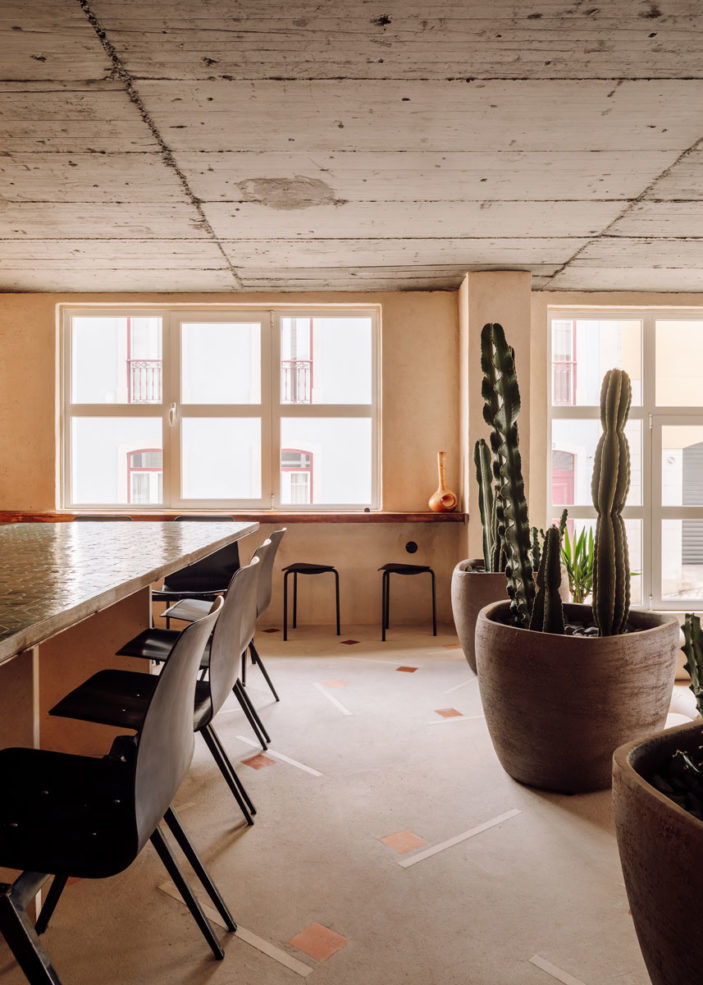 Sandstone and terracotta add earthiness to this Lisbon wellness club ...