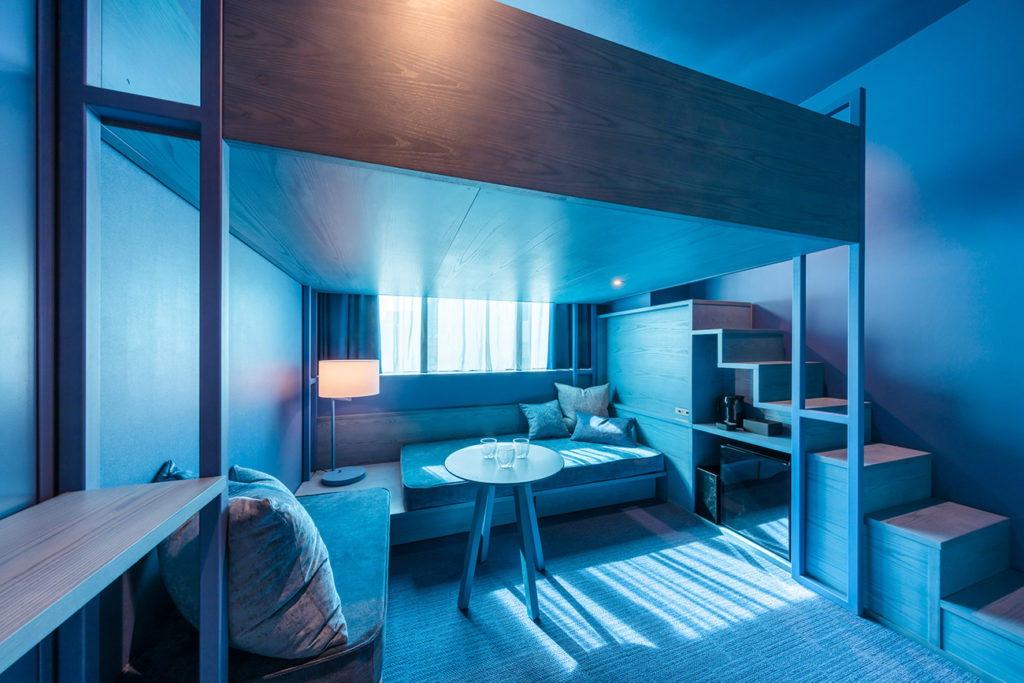 Interiors of Tokyo's Toggle Hotel pack a colourful punch