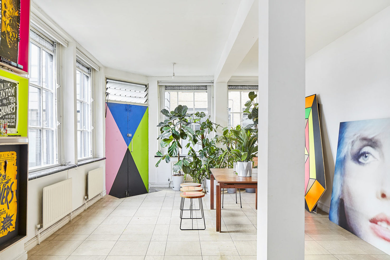 Colour is king at designer Morag Myerscough’s East London home
