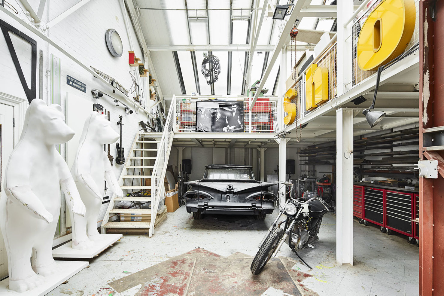 Colour is king at designer Morag Myerscough’s East London home