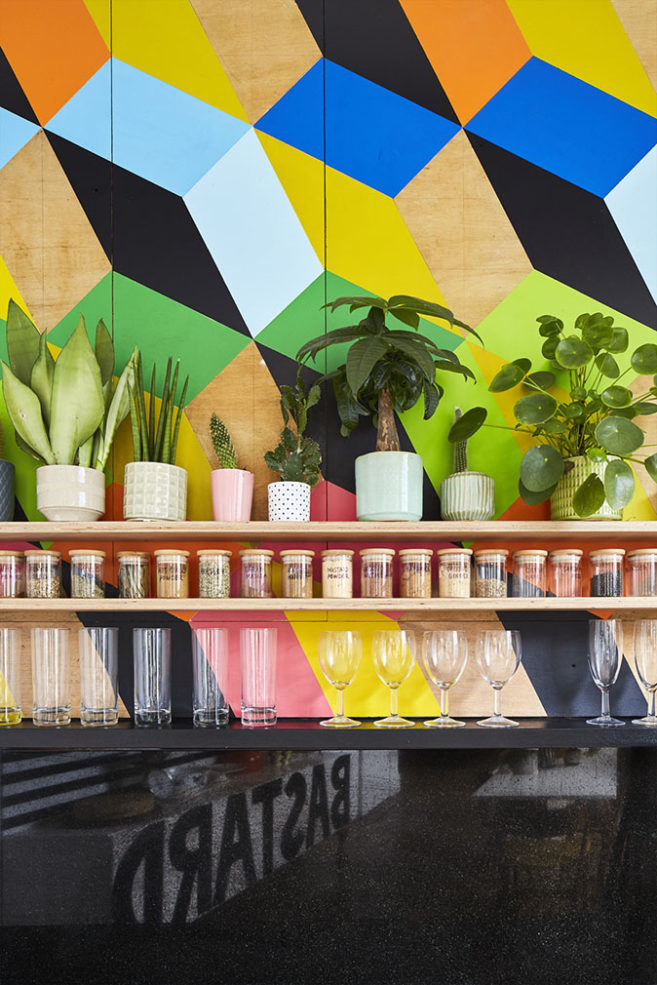 Colour is king at designer Morag Myerscough’s East London home