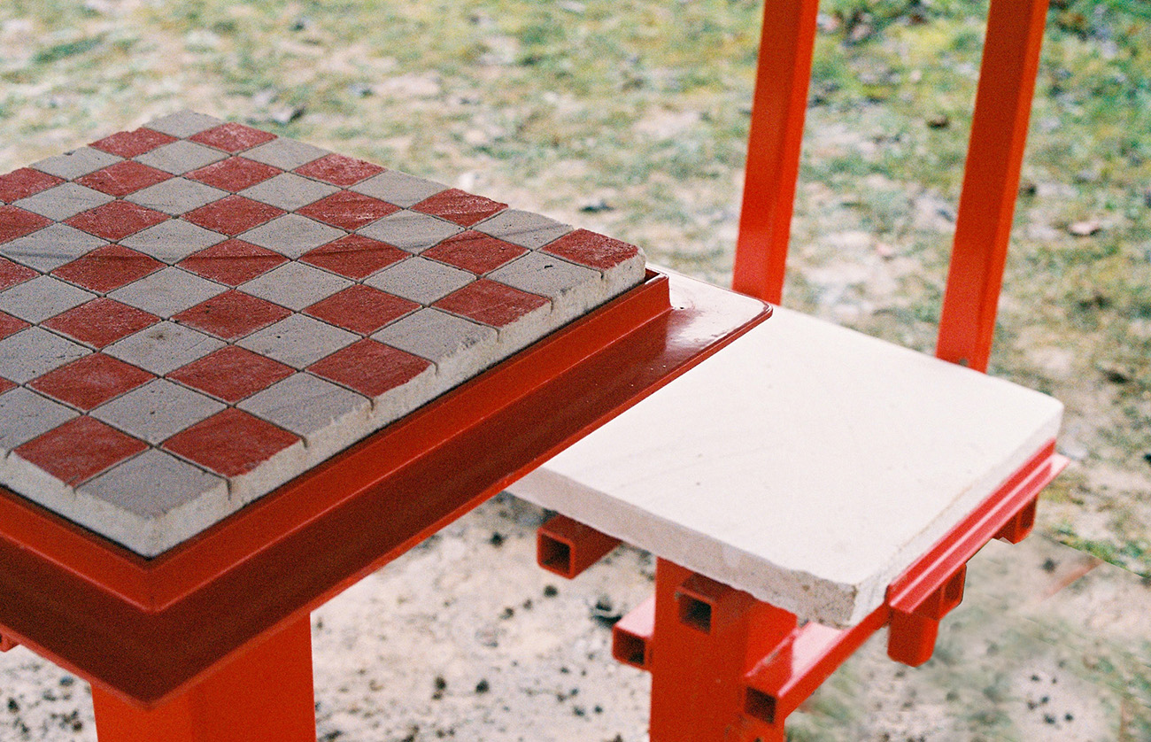 This tiny French chess pavilion pops out of the landscape like a ...