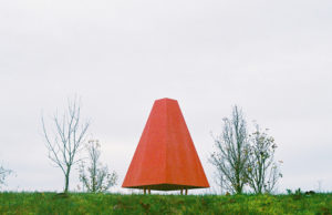 This tiny French chess pavilion pops out of the landscape like a ...