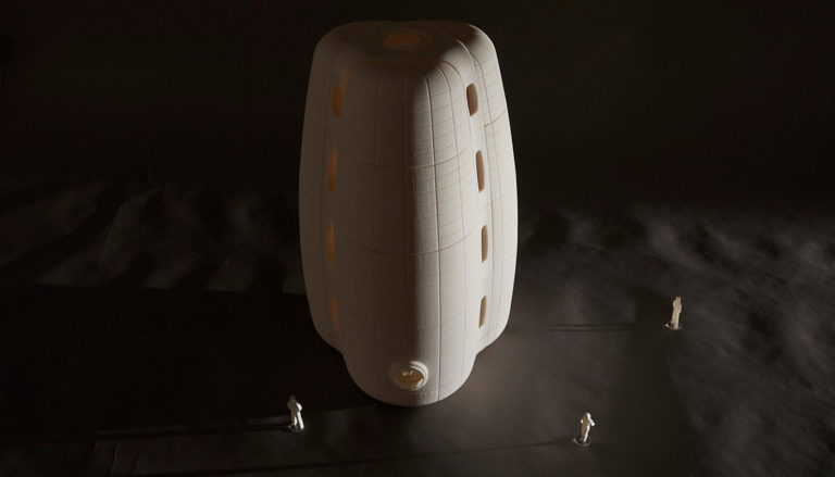 A lunar village designed by SOM is landing in Venice this spring - The ...