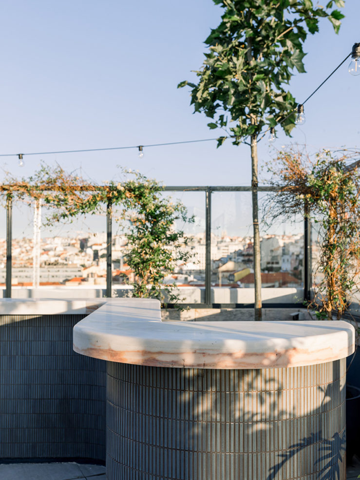 The city vista stretches for miles at Lisbon rooftop bar Java - The Spaces