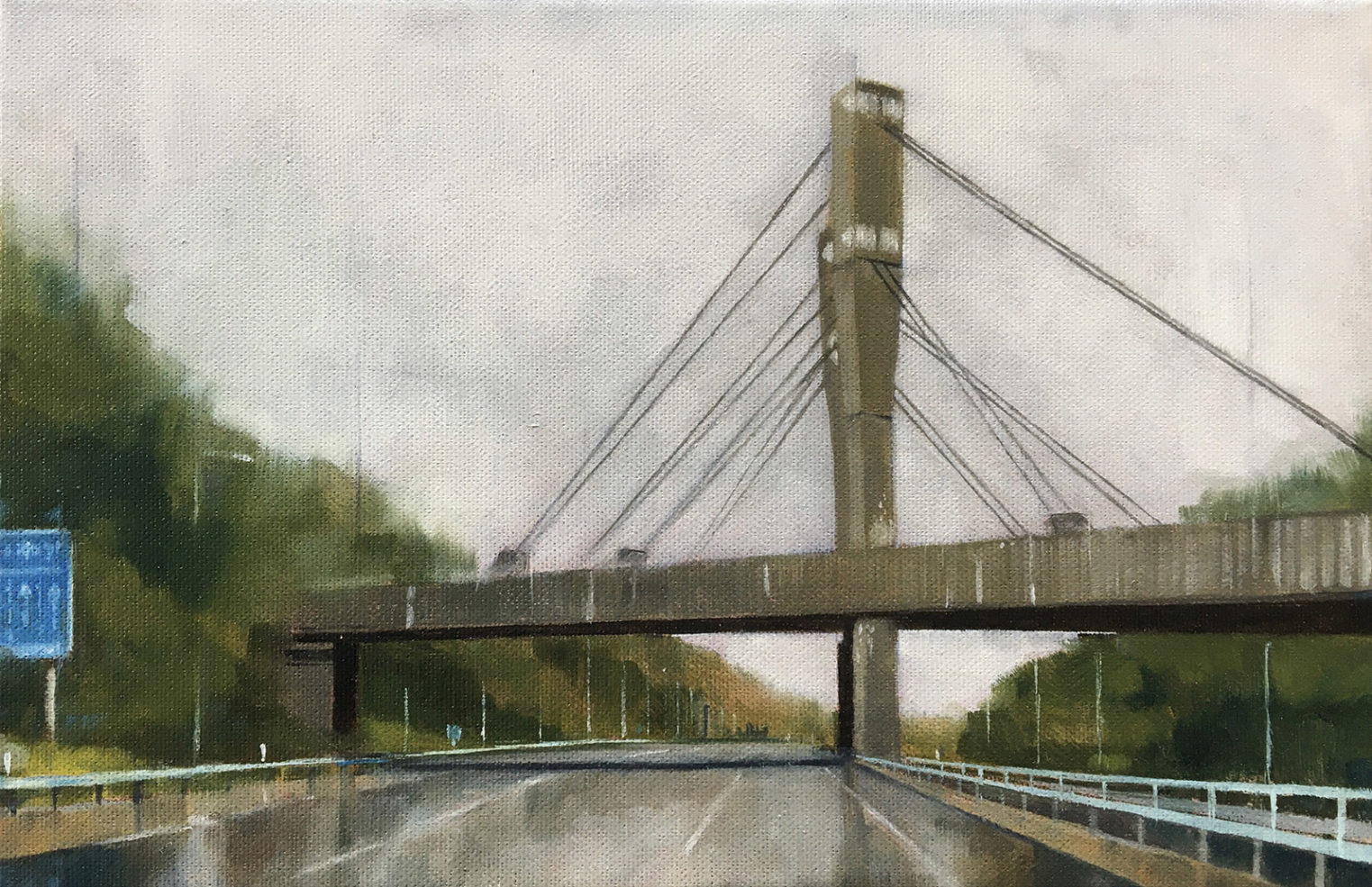 Jen Orpin paints Britain's motorways - The Spaces