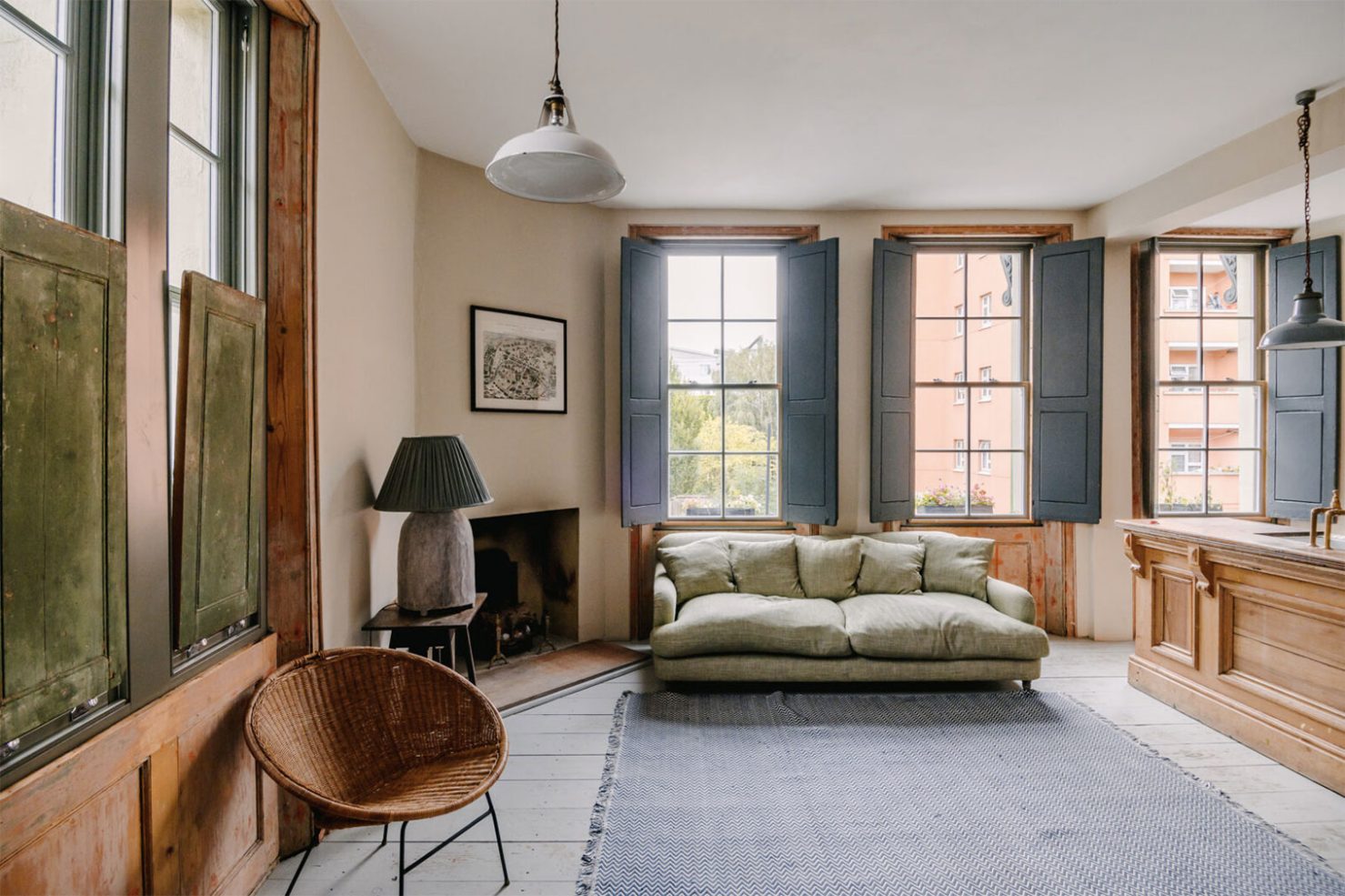 Flat in a converted East London pub lists for £695k