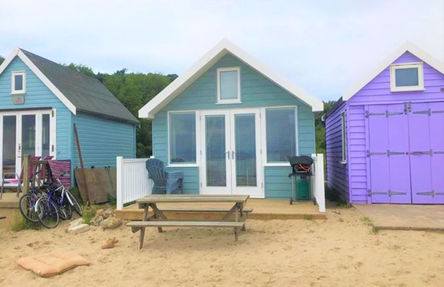 Britain's most expensive beach hut lists in Dorset - The Spaces