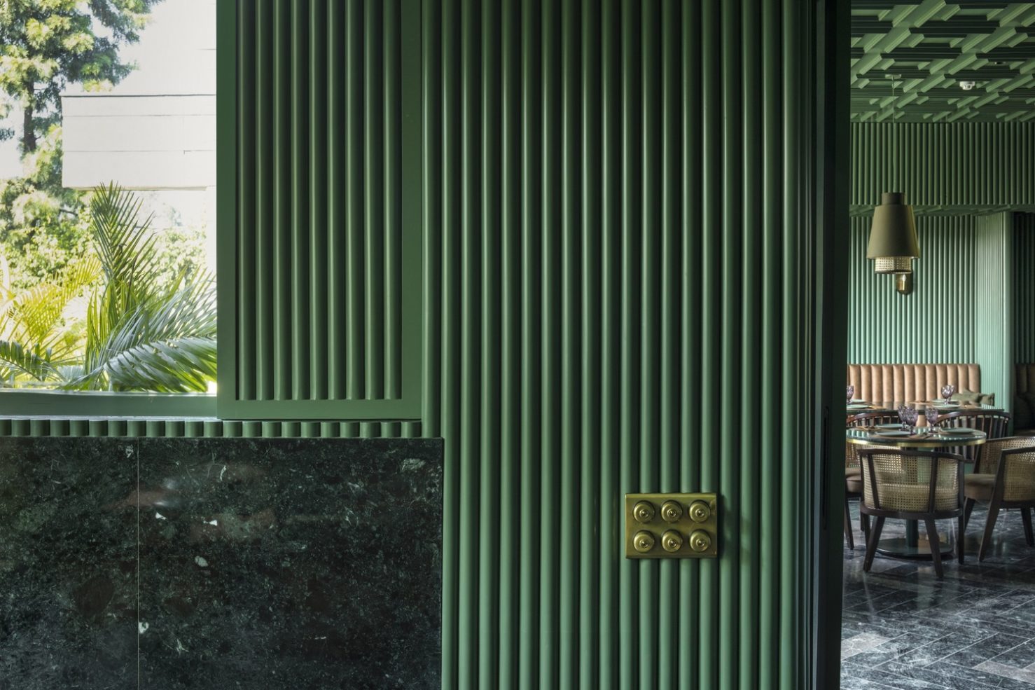 Punjab’s Elgin Cafe shimmers in emerald hues - The Spaces