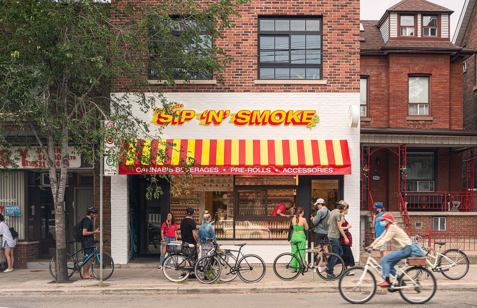 Toronto’s Sip ‘n’ Smoke store is a comic strip come to life - The Spaces