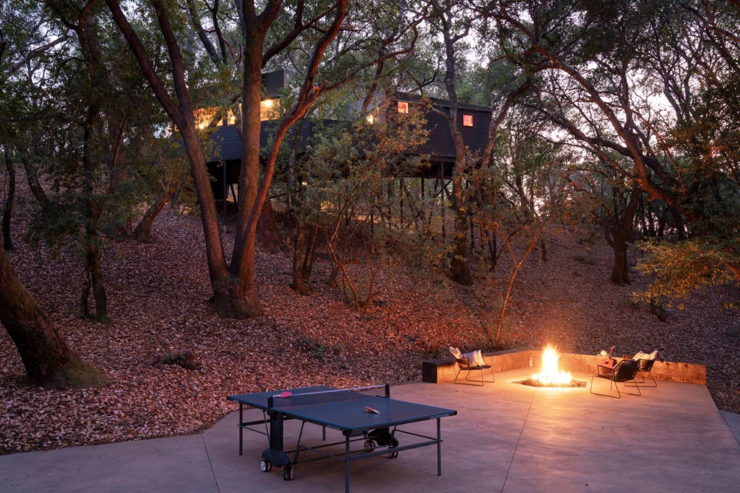 This northern California home unfurls across the forest floor as a ...