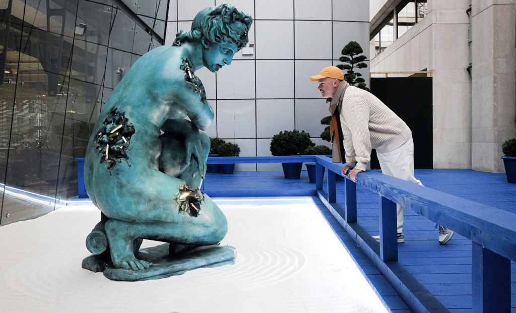 Behind the scenes at The Bronze Sculpture Garden - Daniel Arsham x 180 ...