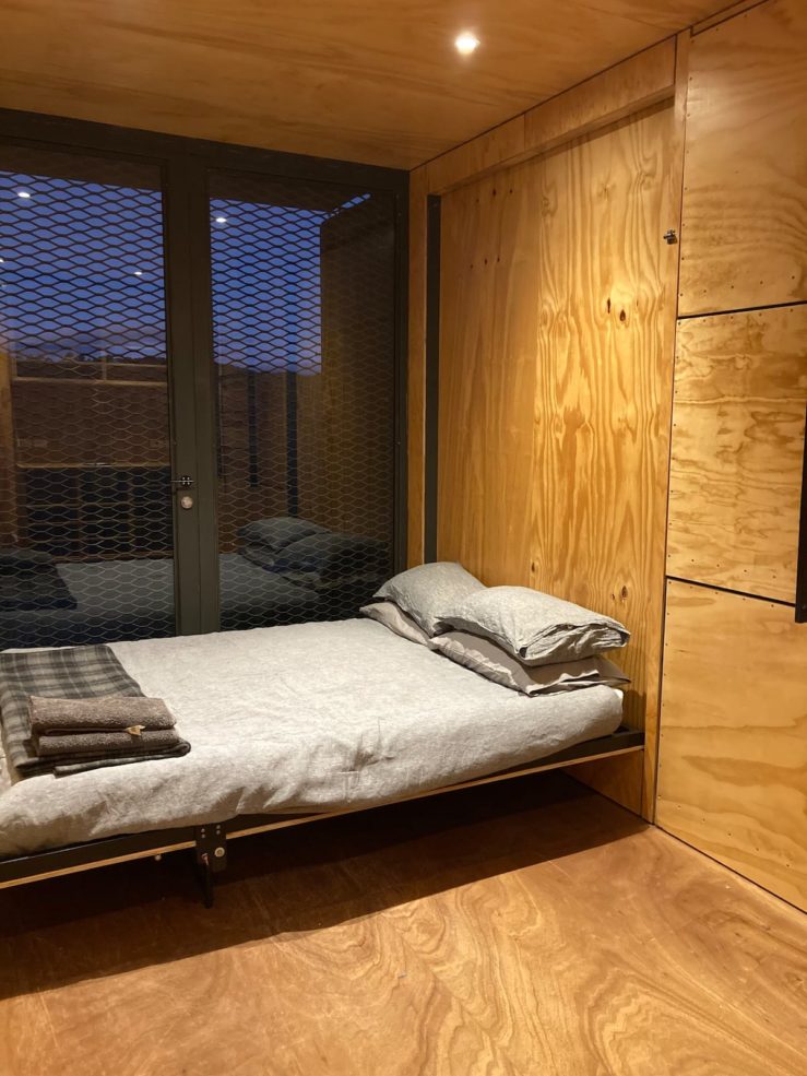 Shipping containers are reborn as an off-grid mountain retreat in Victoria
